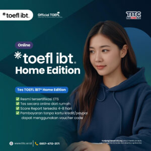 TOEFL iBT Home Edition Resmi ETS - TITC Indonesia™